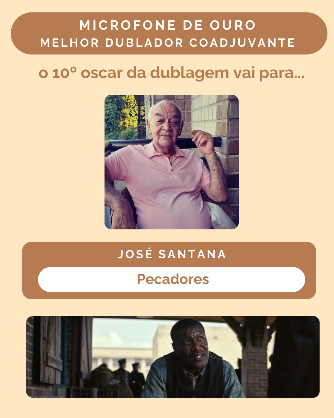 5º resultado de 2026... Melhor DUBLADOR COADJUVANTE do "10º Oscar da ...